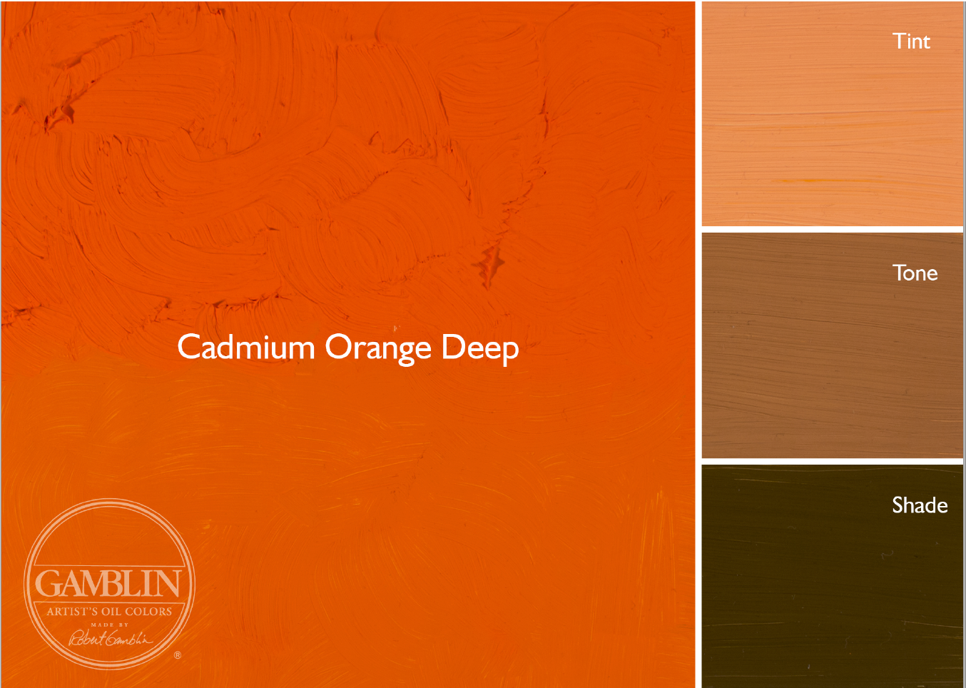 GAMBLIN ARTIST GRADE OIL COLOURS 37ML (ORANGES) [Restock: 1/1/25 ...